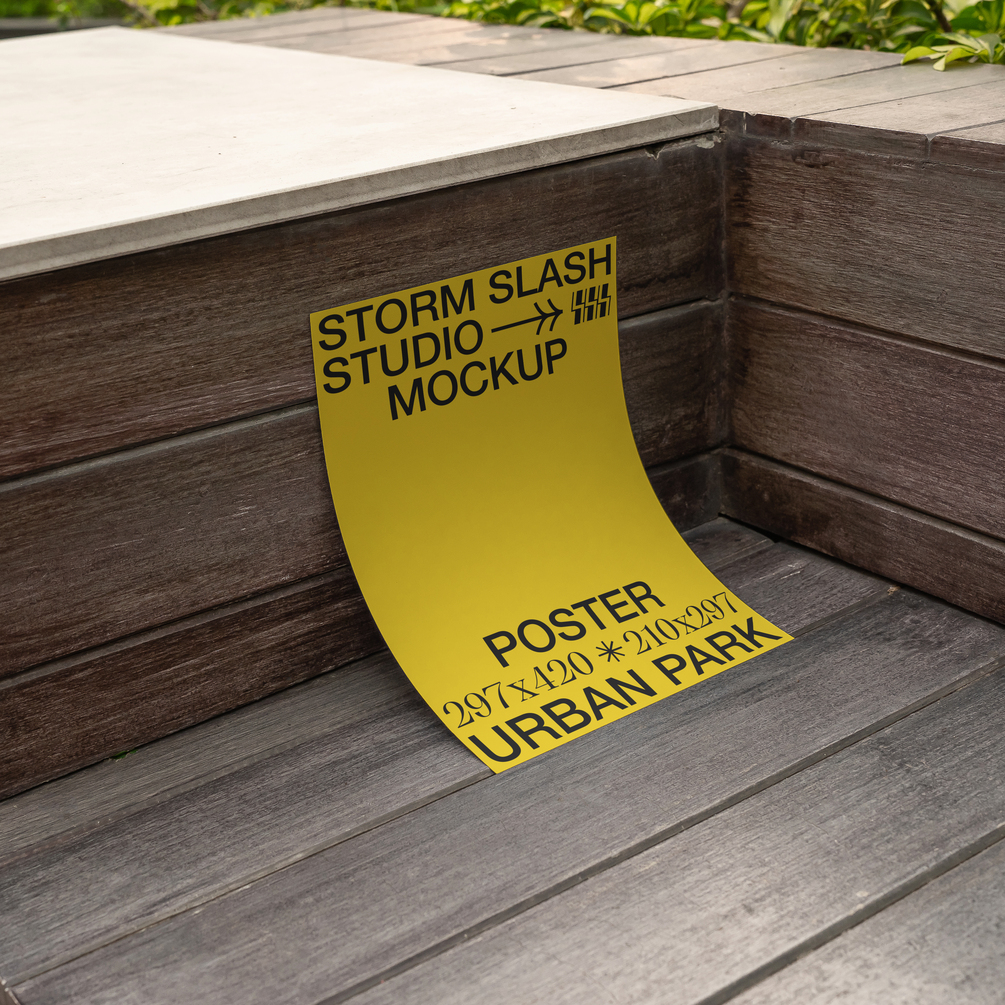 URBAN PARK POSTER MOCKUP (CP2) - By Storm Slash Studio