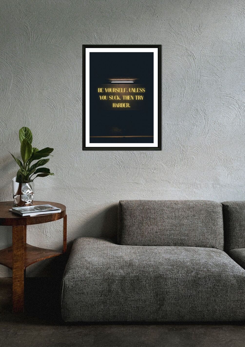 Poster - Be yourself.