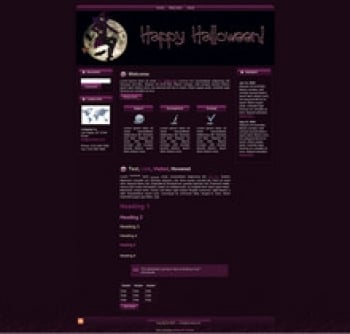 Halloween Witch WP Theme