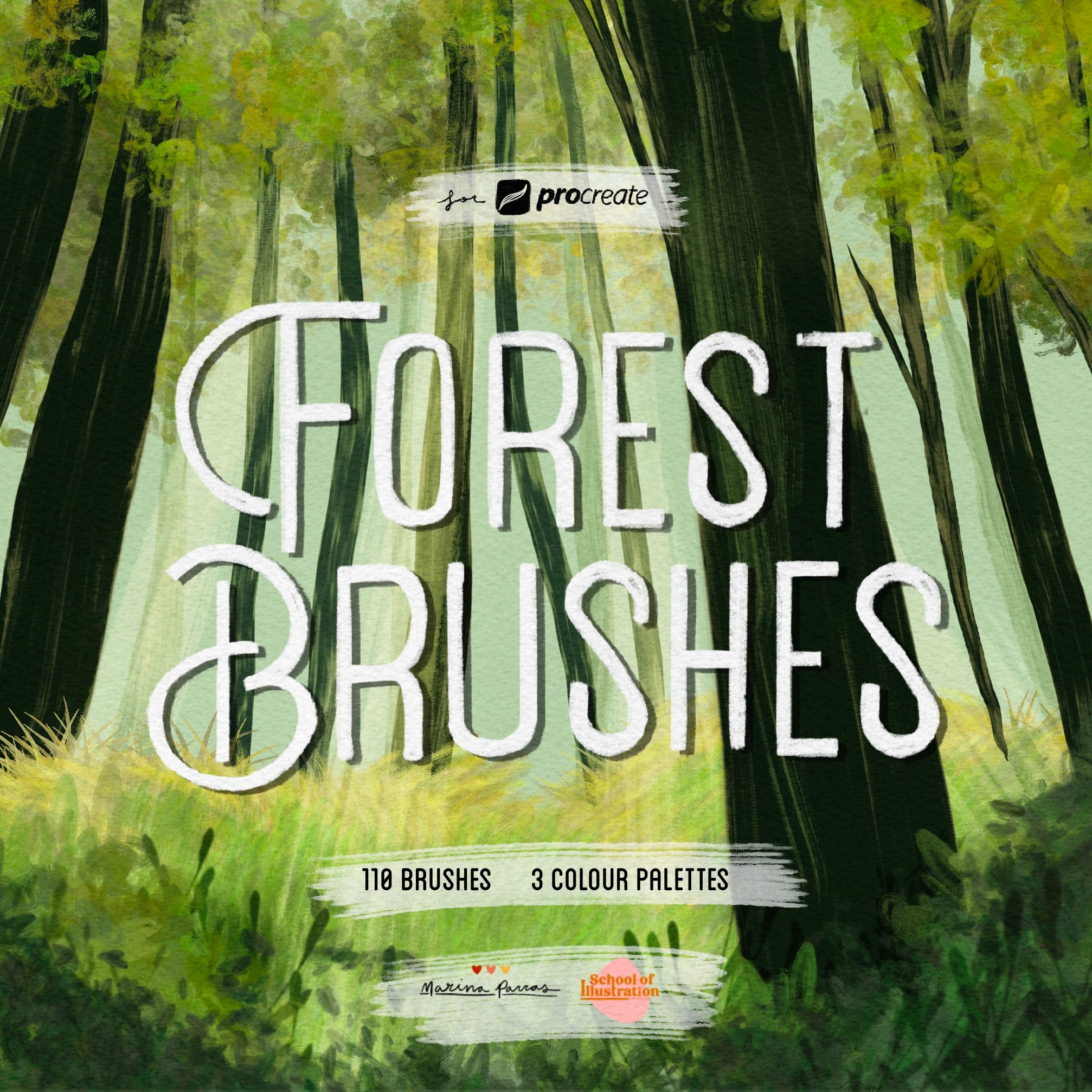Forest Brushes for Procreate