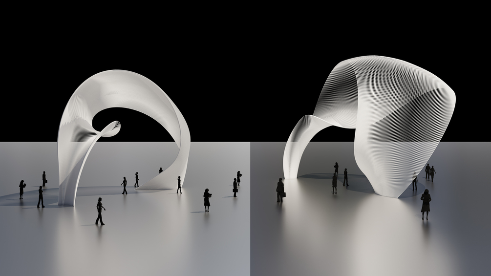 Twisted Arch Gate Rhino Grasshopper File