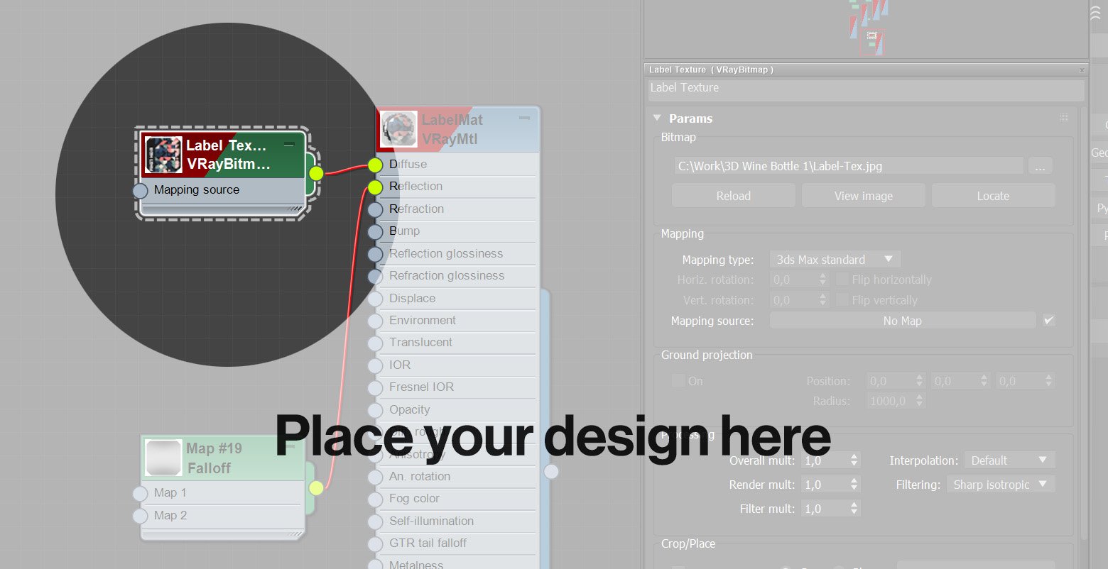 Red Wine Bottle 3D Studio Light Setup - White Background with Alpha ...