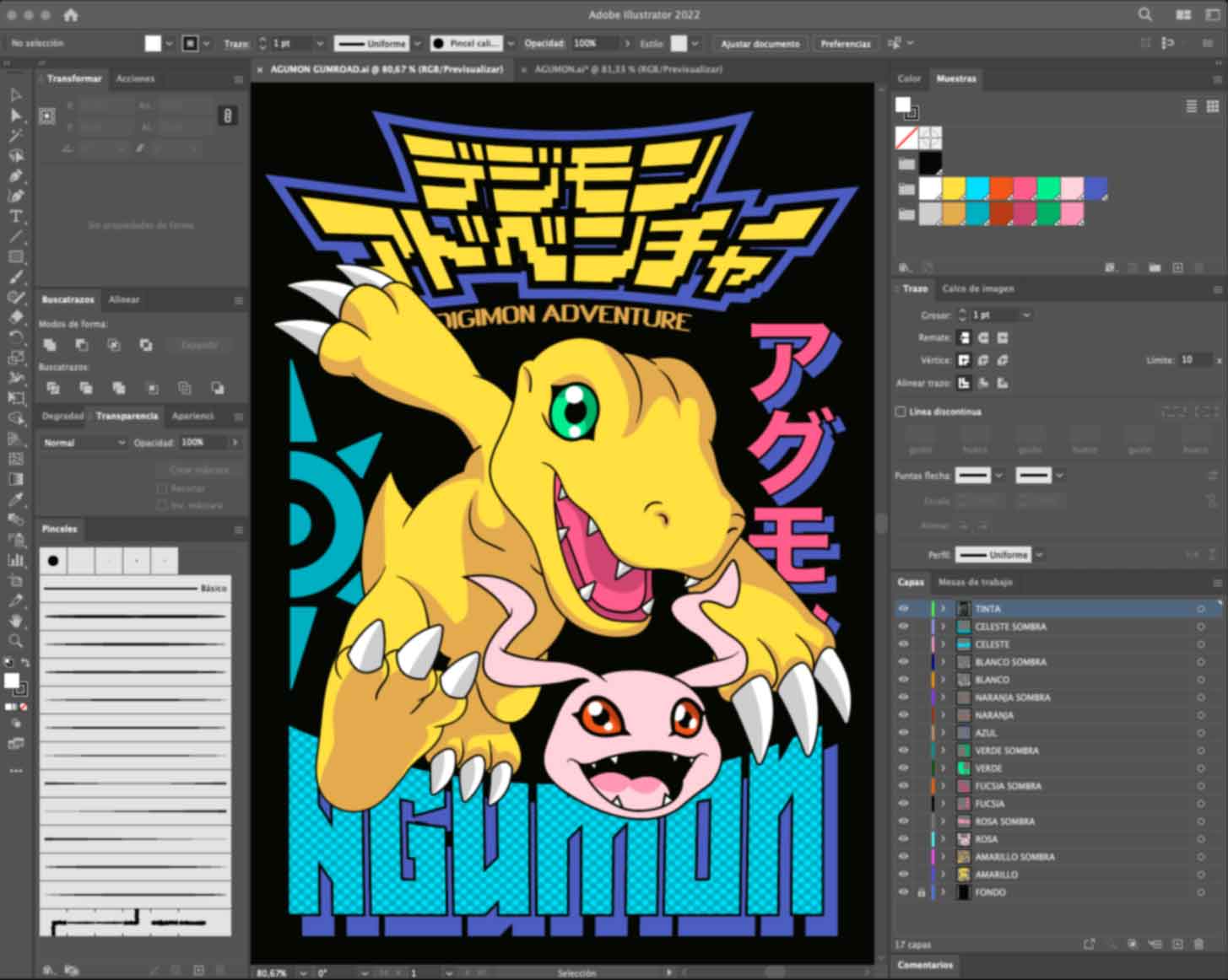 VECTOR-DIGIMON-AGUMON-01