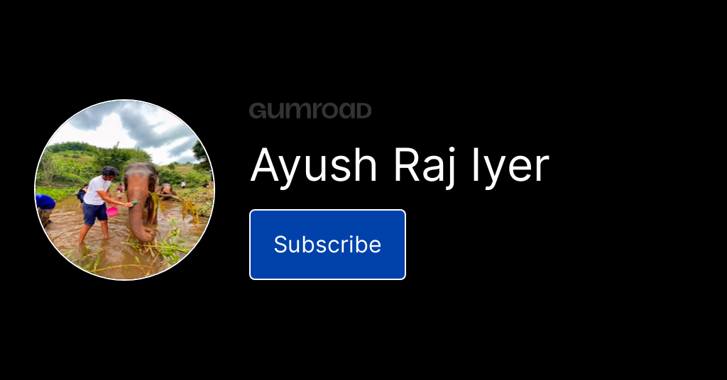 Ayush Raj Iyer