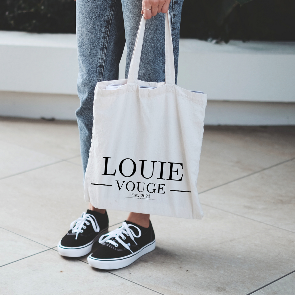 Louie Vouge Tote Bag