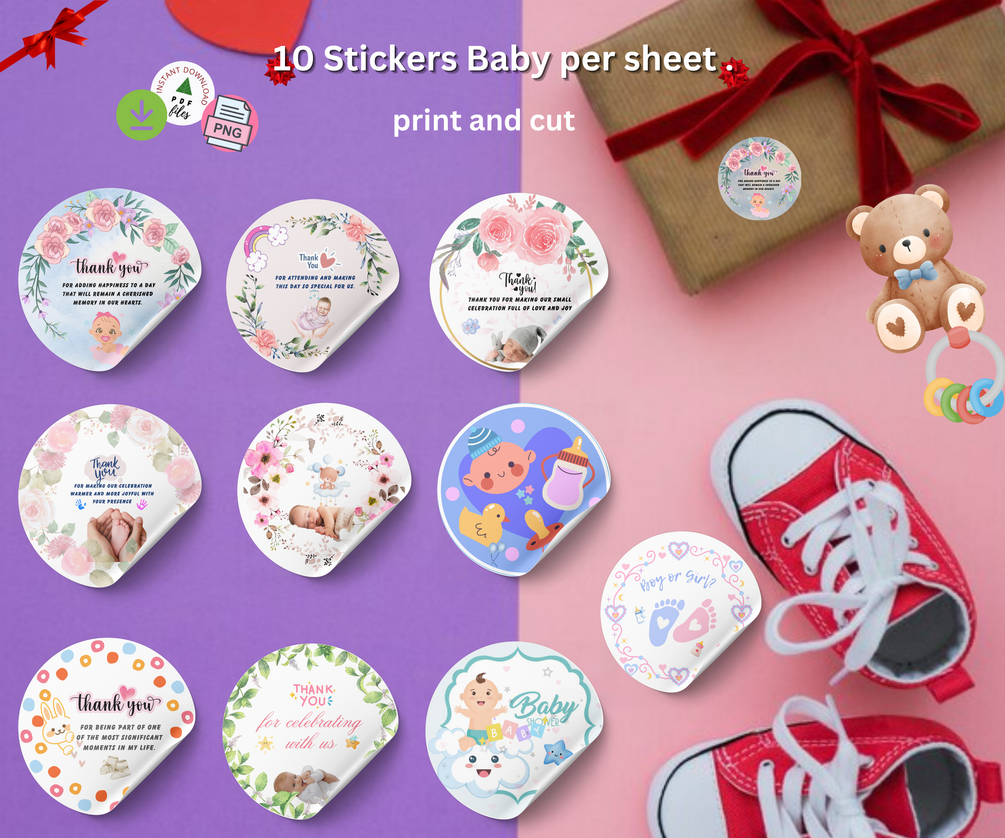 Stickers Baby PDF/PNG
