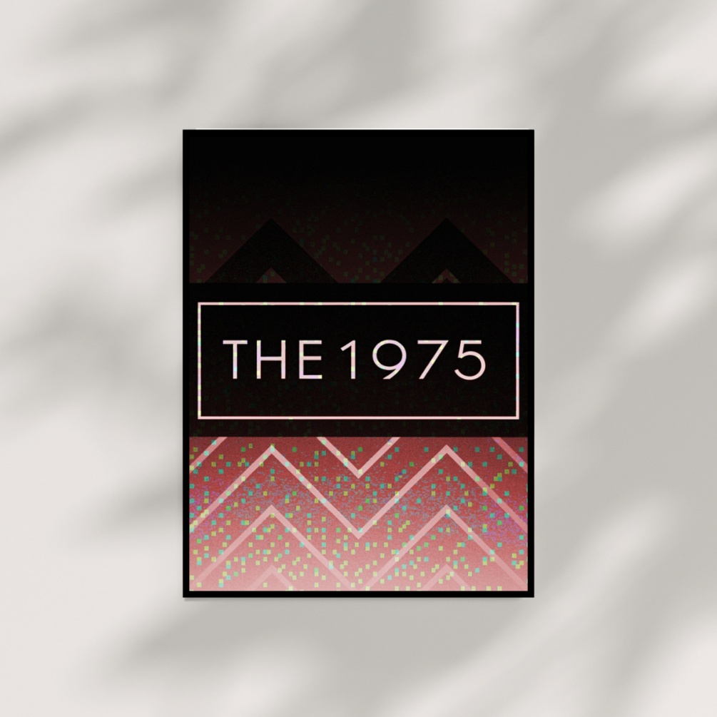 The 1975 Aesthetic Music Poster – Indie Band Wall Art Print