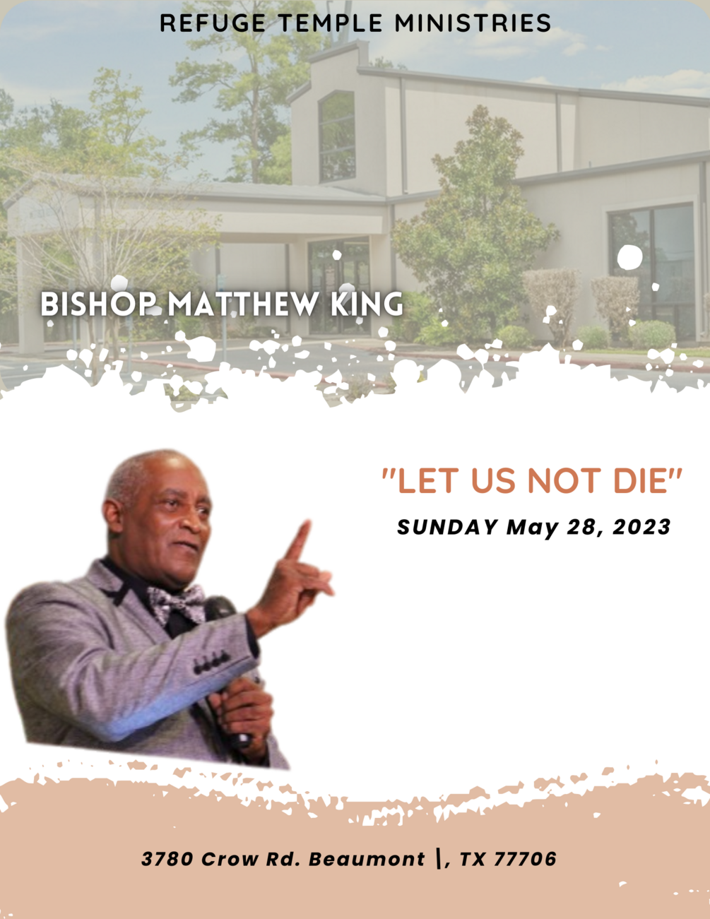 Bishop Matthew King 'Let Us Not Die'