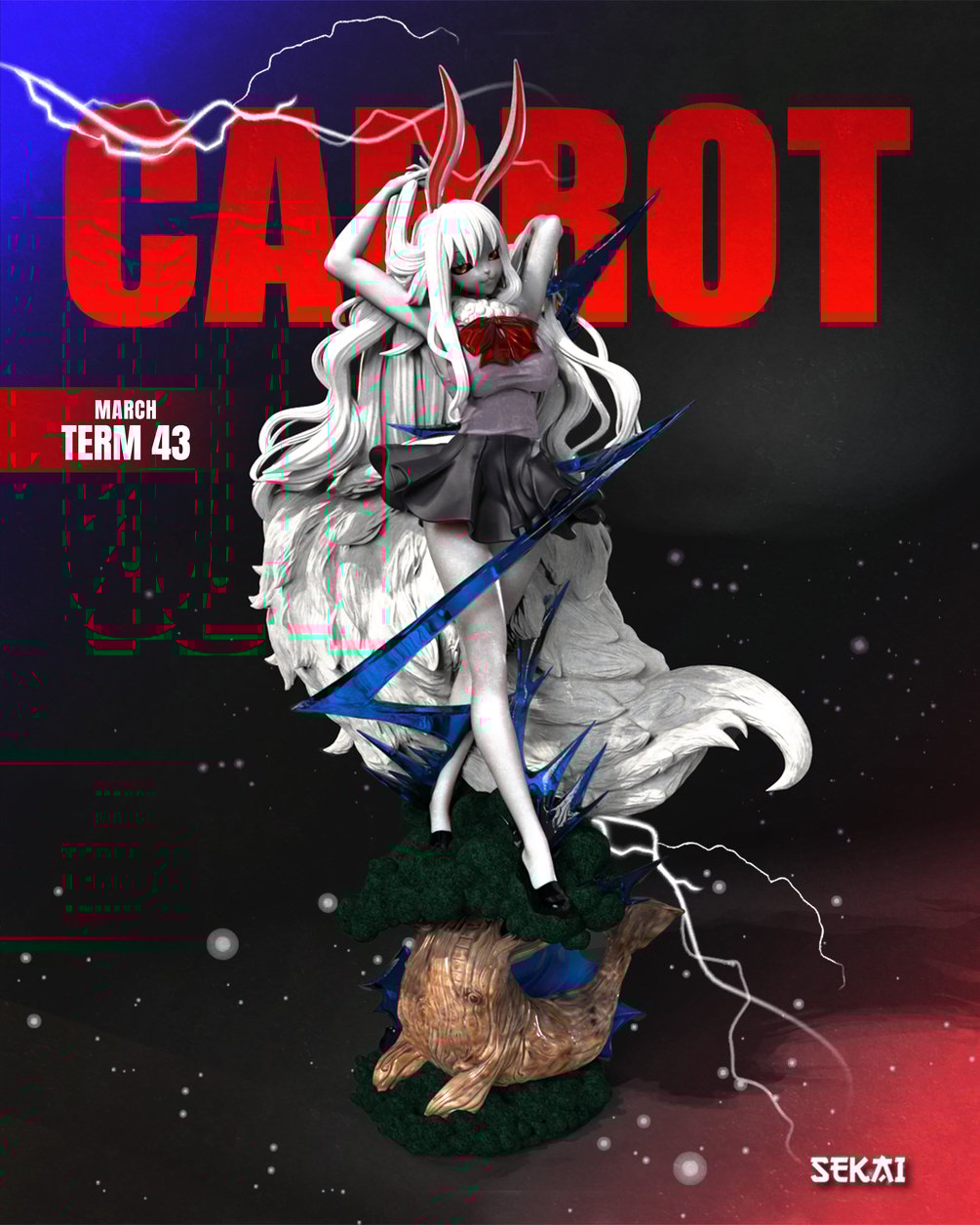 Carrot Sculpture and Bust - Sekai 3D Models - Tested and Ready for 3D ...