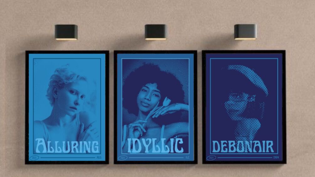 Blue Y2K Elegance Trilogy