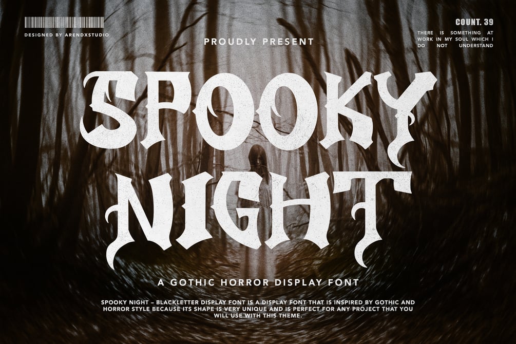Spooky Night Font