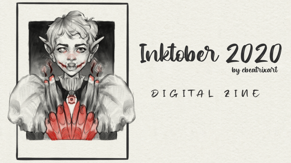 Inktober 2020 DIGITAL zine by cbeatrixart