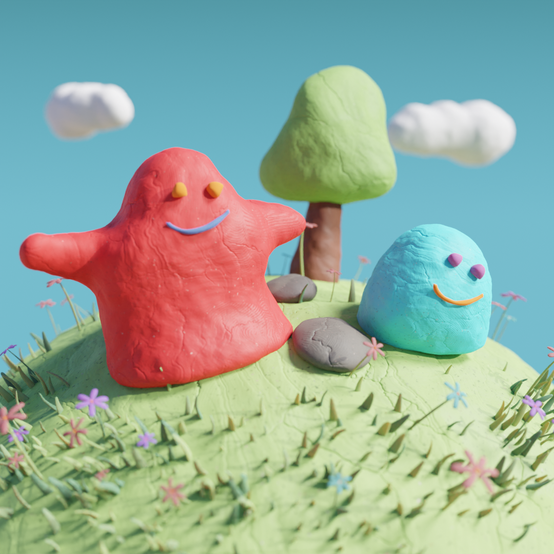 Procedural Modeling Clay Materials for Blender 3D