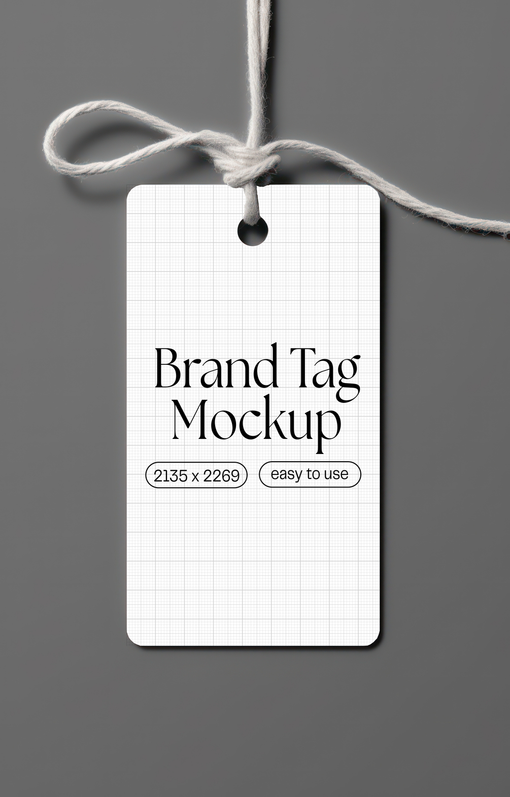 Brand Tag Mockup / #843