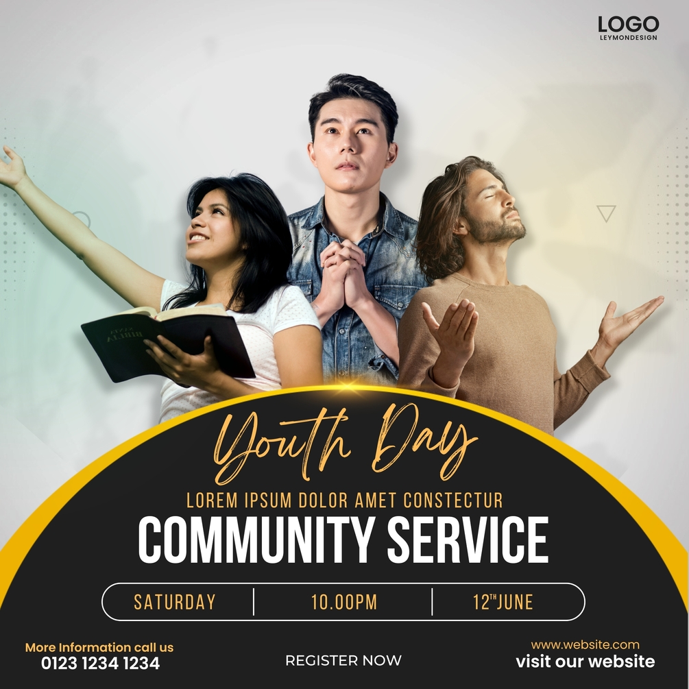 TEMPLATE CANVA - Community Service