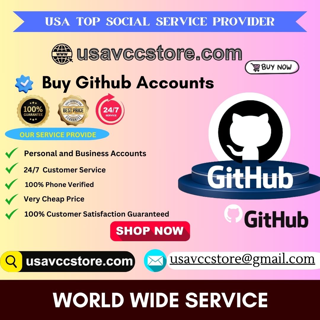 Buy Github Accounts with PVA Verification ( New & Old )