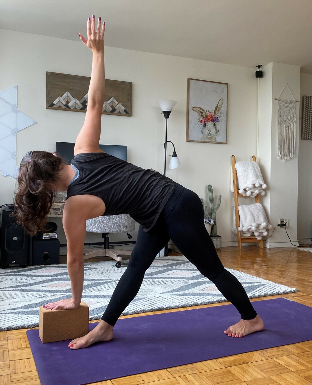 1 Hour All Levels Twisting Vinyasa Yoga Class to Revolved Triangle