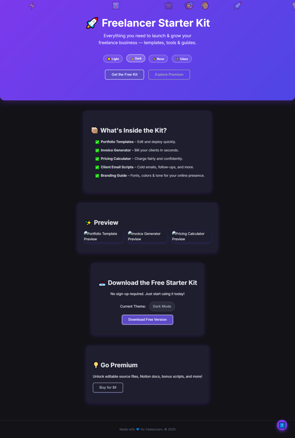 Freelancer Starter Kit