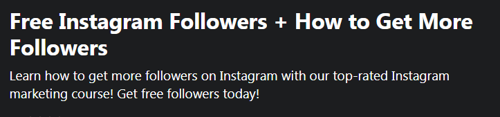 INSTAGRAM FOLLOWER HACK