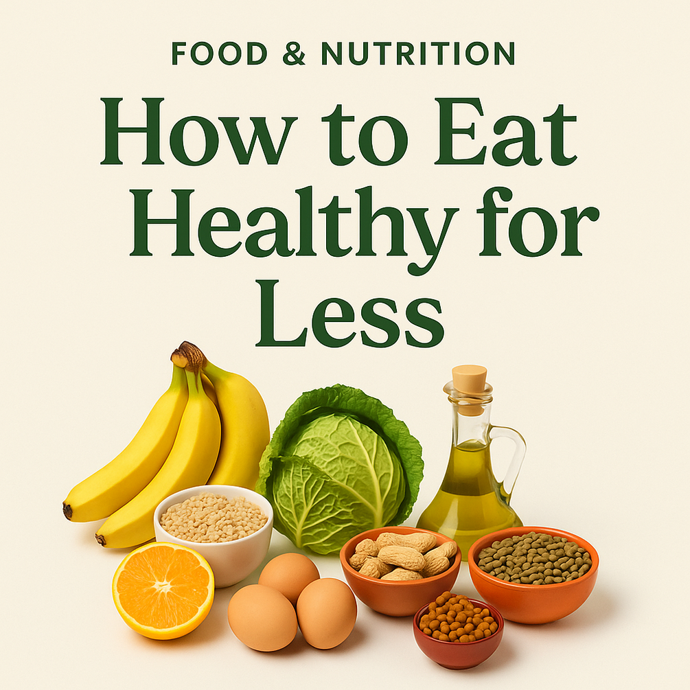 How to Eat Healthy for Less: A Budget-Friendly Guide to Smart Nutrition