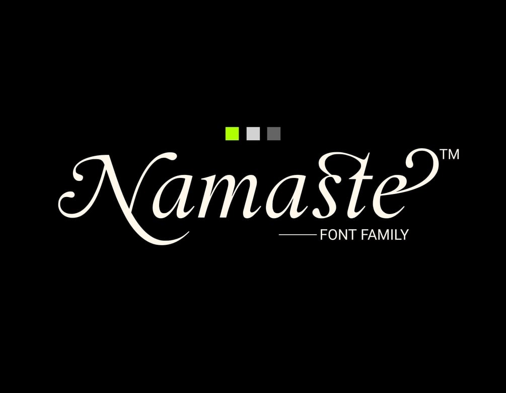 Namaste™ - Font