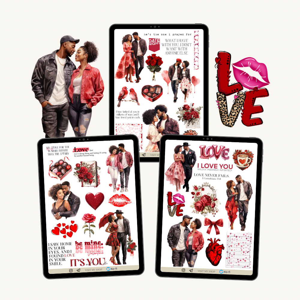 You’re Mine stickers, GoodNotes & PNG