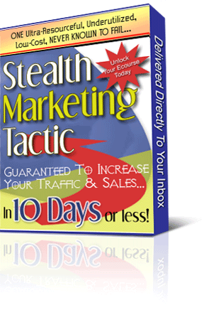 61. Stealth Marketing Tactic