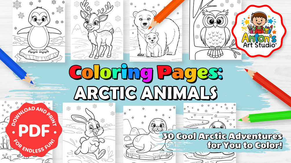 Coloring Pages: Arctic Animals | 30 Exciting Pages for Young Arctic ...