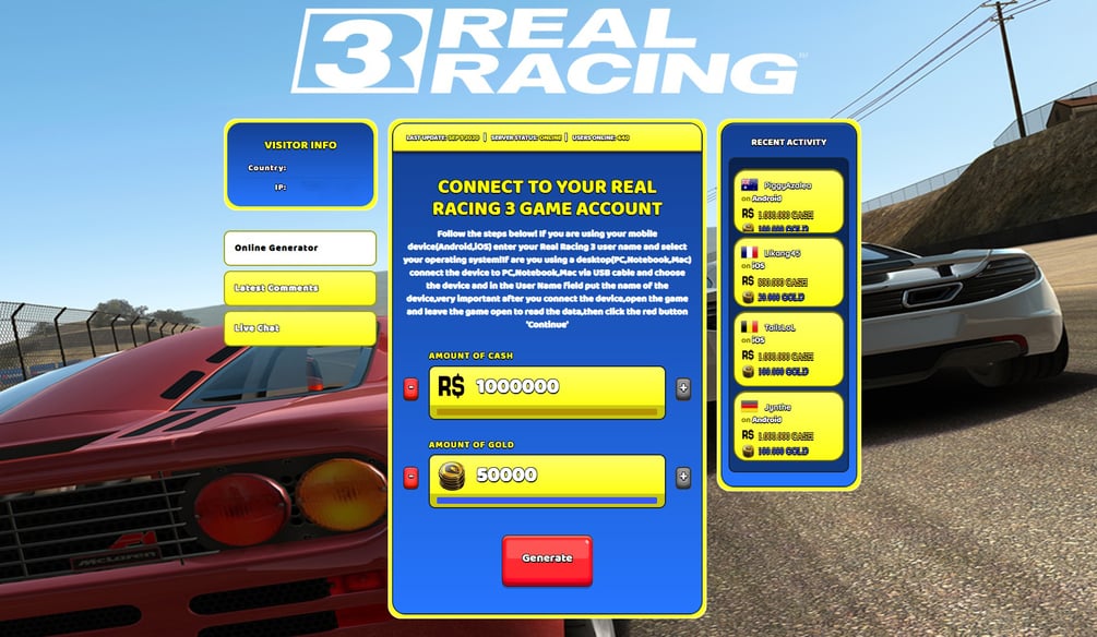 Real Racing 3 Hack Mod