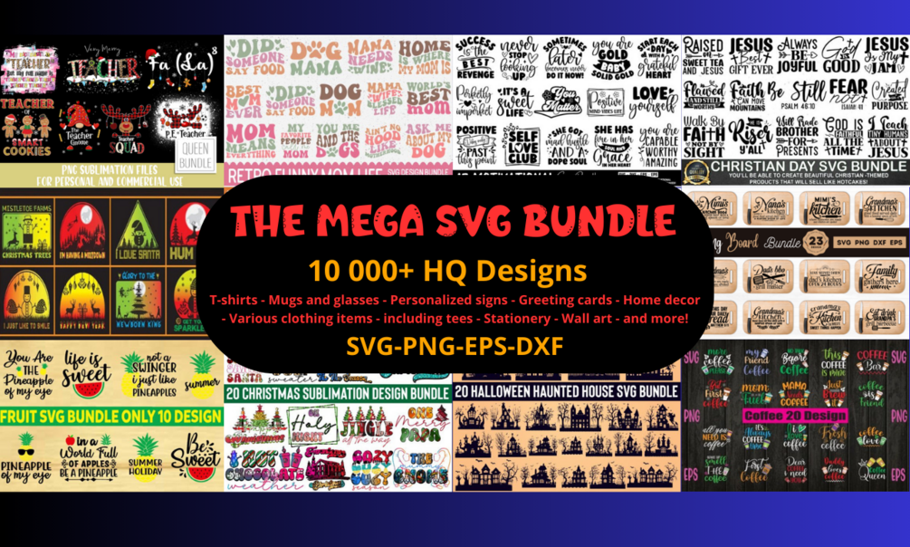 Versatile Design Bundle for Endless Creative Possibilities 10k+ SVG ...