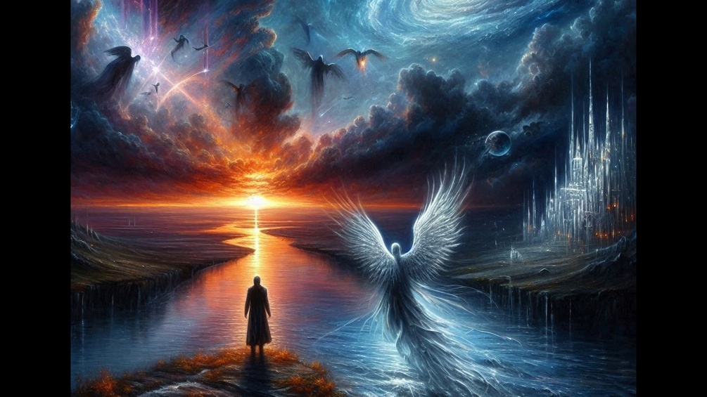 Celestial Guard — Gatekeeper of the Beyond (Digital Art Print)