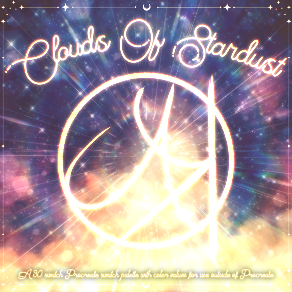 Clouds Of Stardust: A Procreate Swatch Palette
