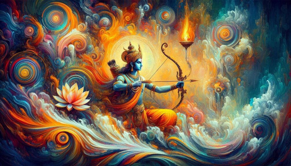 Explore the Divine Beauty of Abstract Expression Image of Gods 🌟 # ...