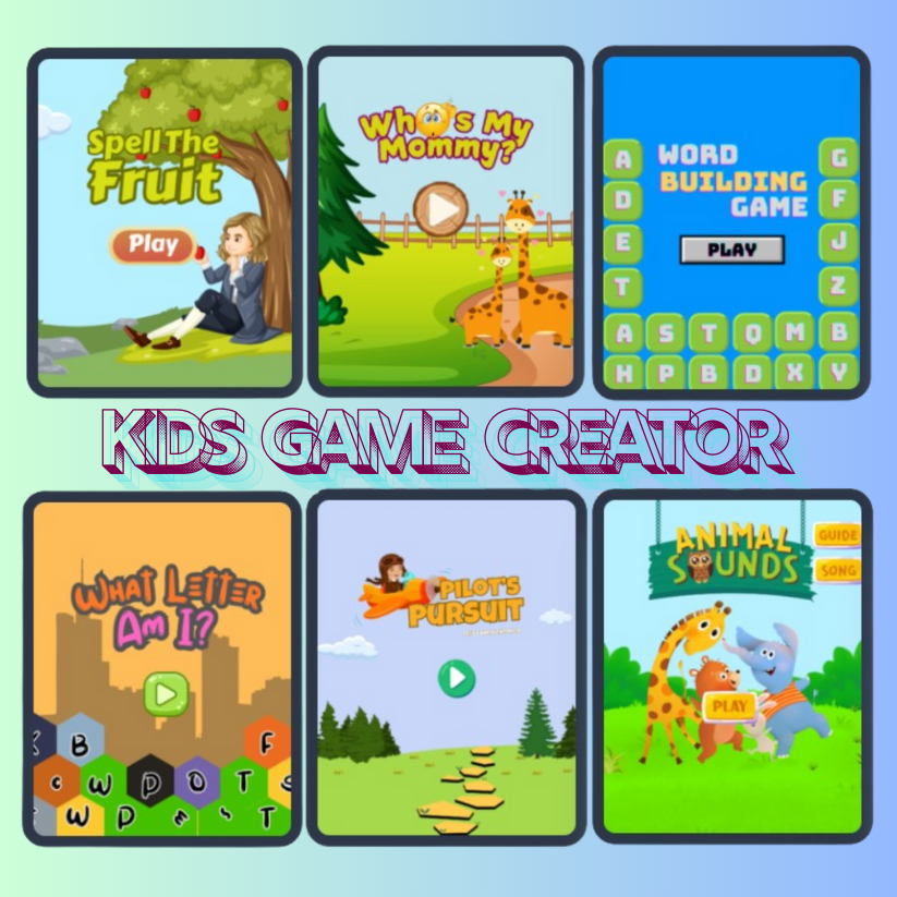 Kids Game Creator | Canva Editable Game Templates to Create Unlimited ...