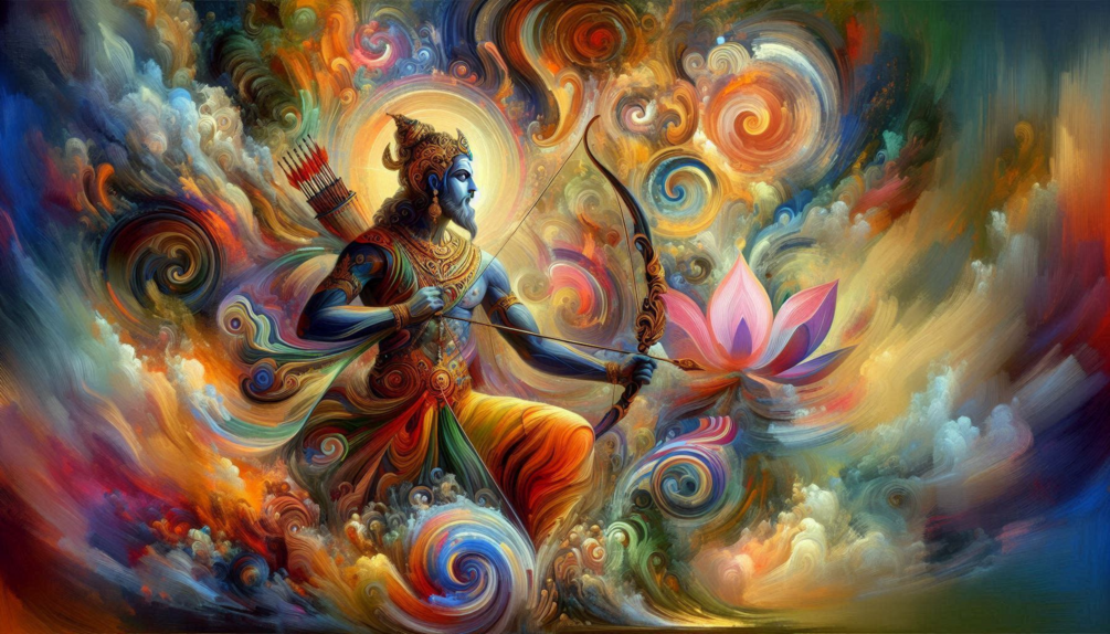 Divine Masterpieces 🎨🌟: Abstract Expression Images of Gods