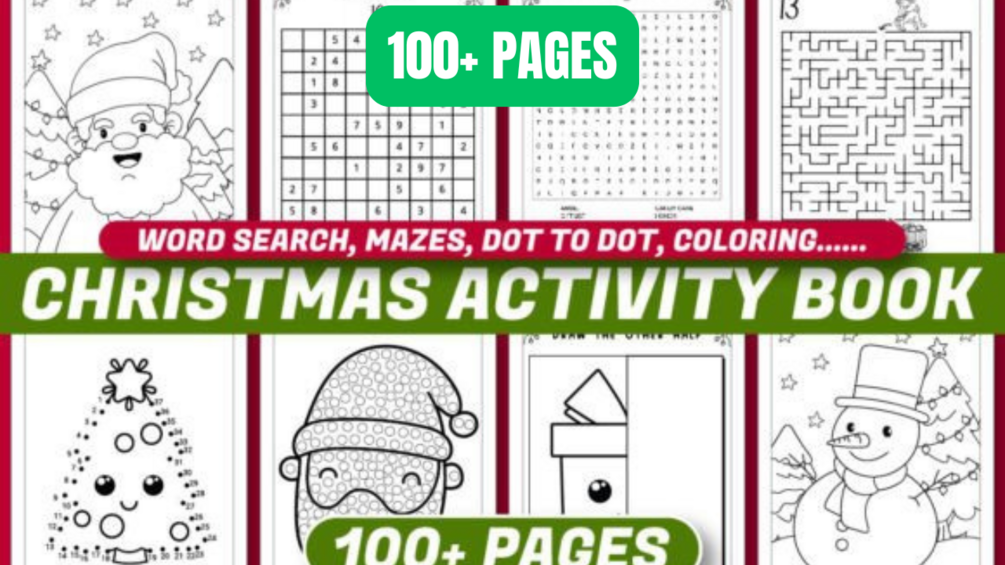 CHRISTMAS ACTIVITY BOOK for KIDS