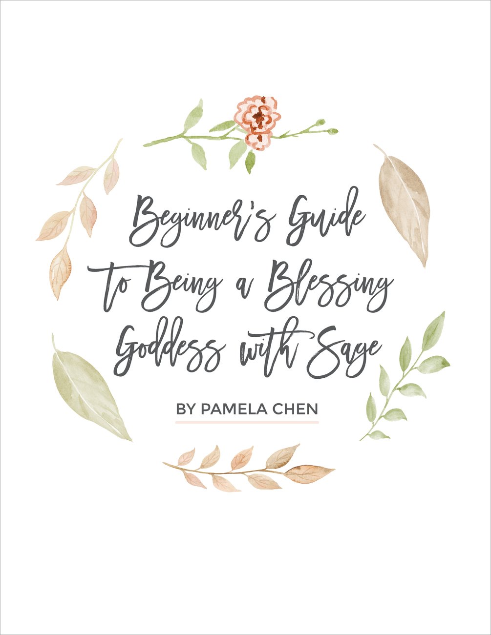 Beginner's Guide to Being a Blessing Goddess With Sage