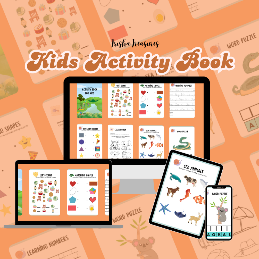 Fun Learning Adventures Activity Book for Kids | Printable