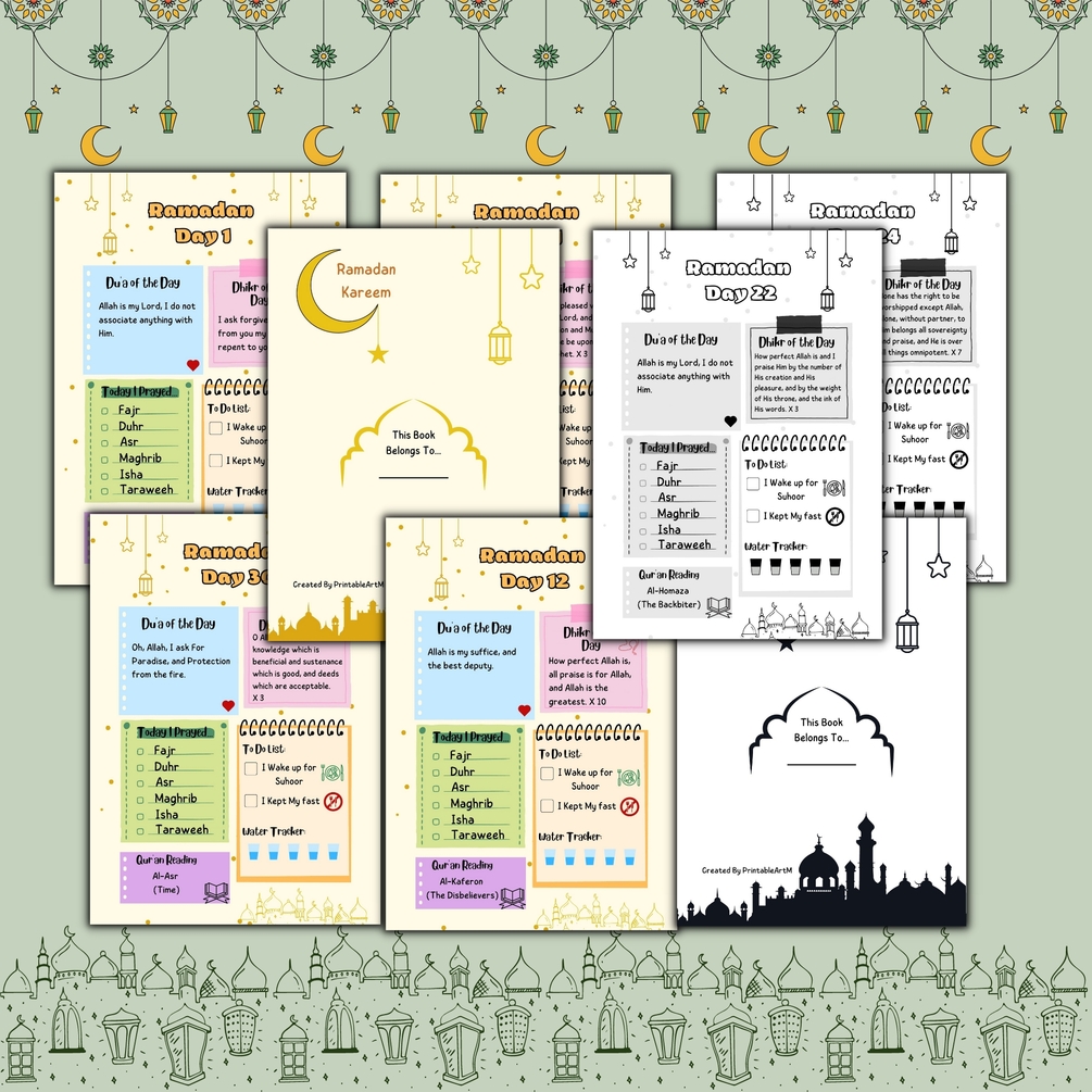 Ramadan Journal for kids | Digital Download | For FREE