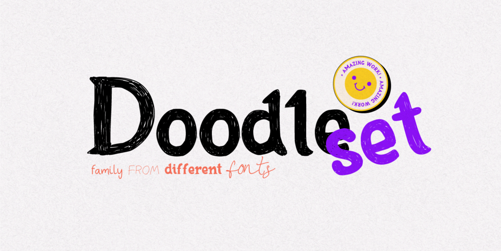 DOODLESET. Font Family.