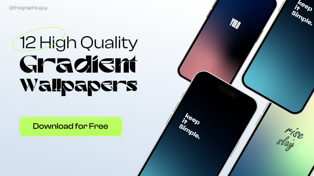 Free Gradient Wallpaper Pack Vol.1