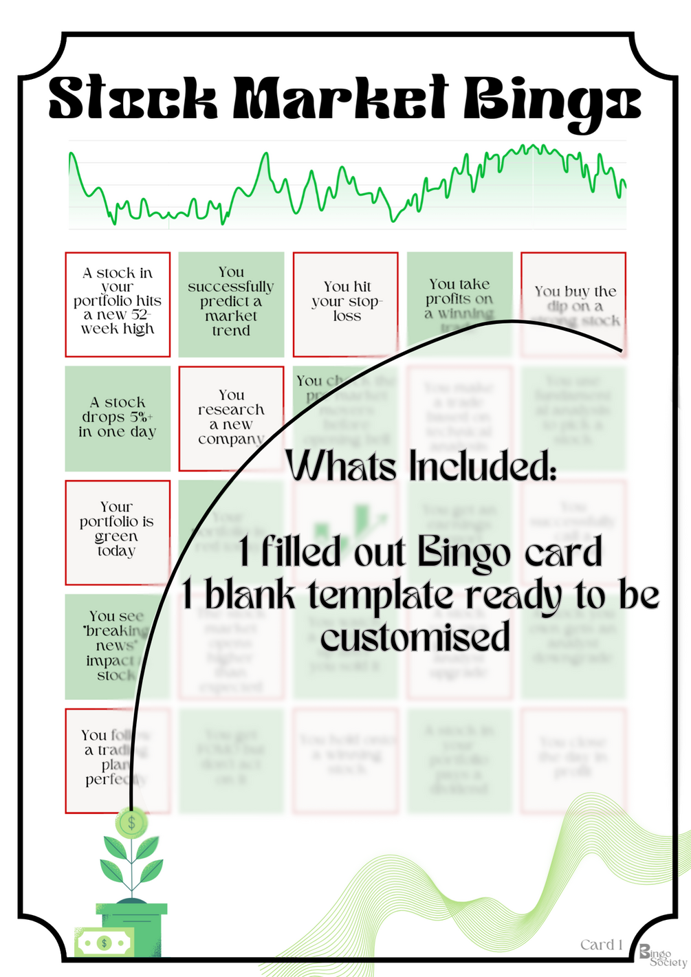 Stock Market Bingo – Fun Trading Game + Customizable Template!