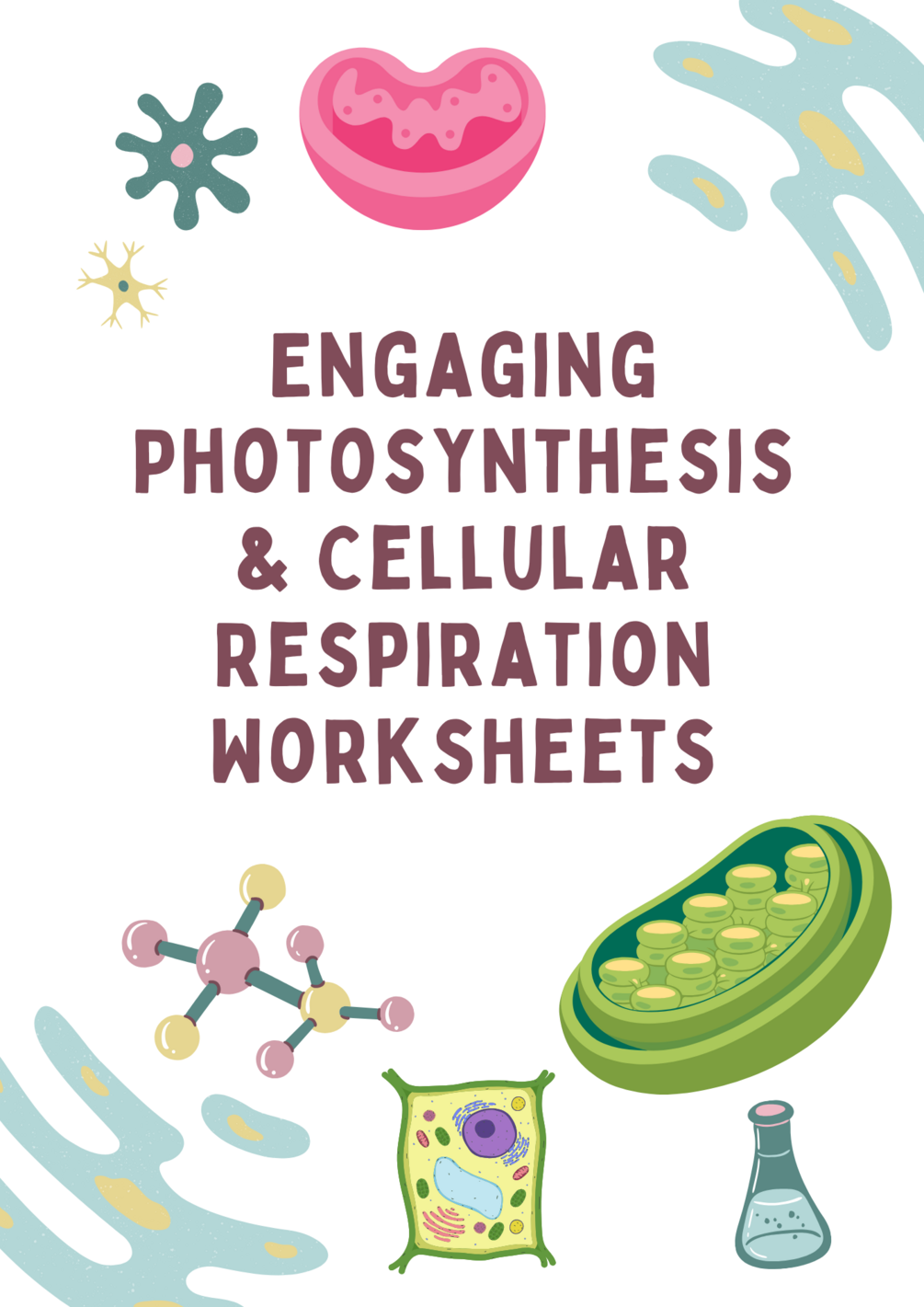 Engaging Photosynthesis & Cellular Respiration Worksheets | Multiple ...