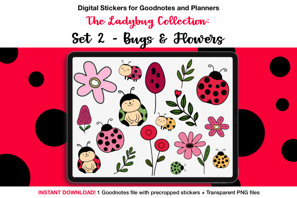 The Ladybug Collection: Set 2 - Bugs & Flowers