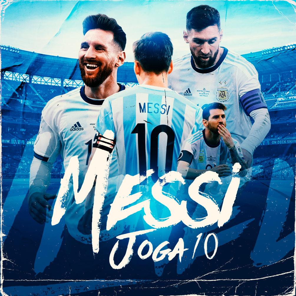 Flyer Futebol Lionel Messi