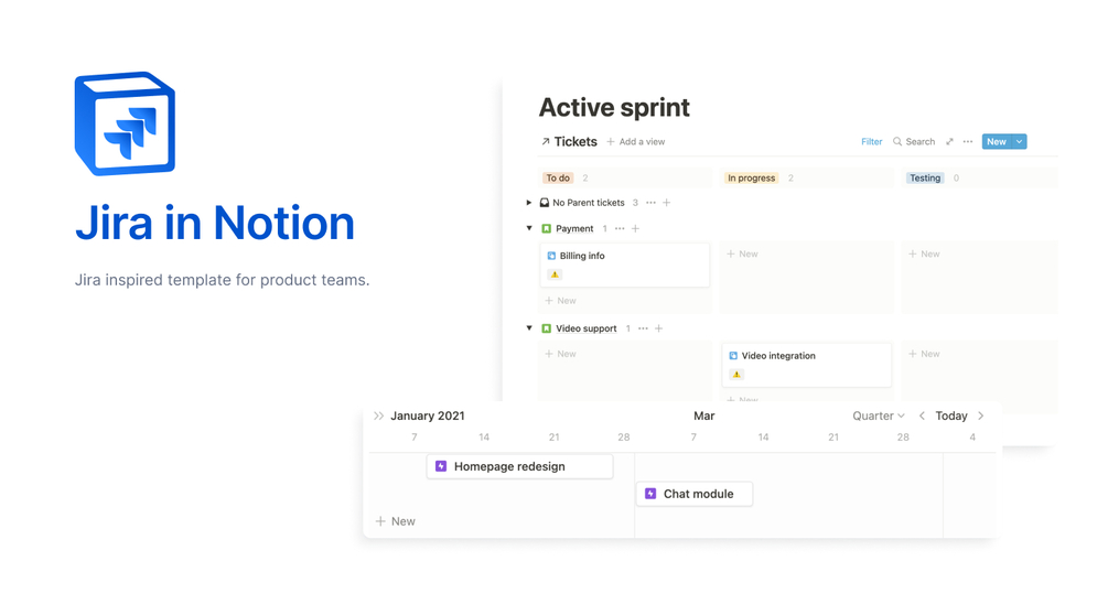 Jira In Notion So Agile Project Management Template Jira Style For Notion So
