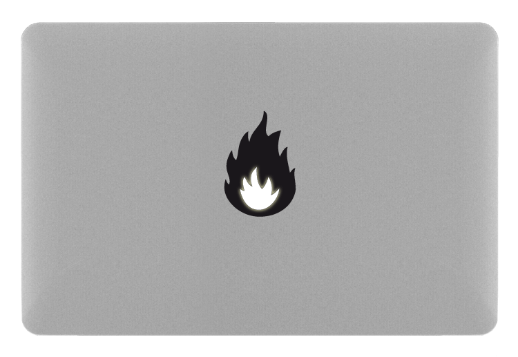 MacBook Sticker FIRE