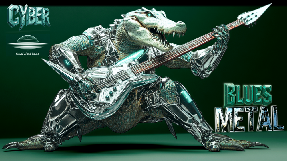 Cyber Reptile Riffs ― 8K Wallpapers