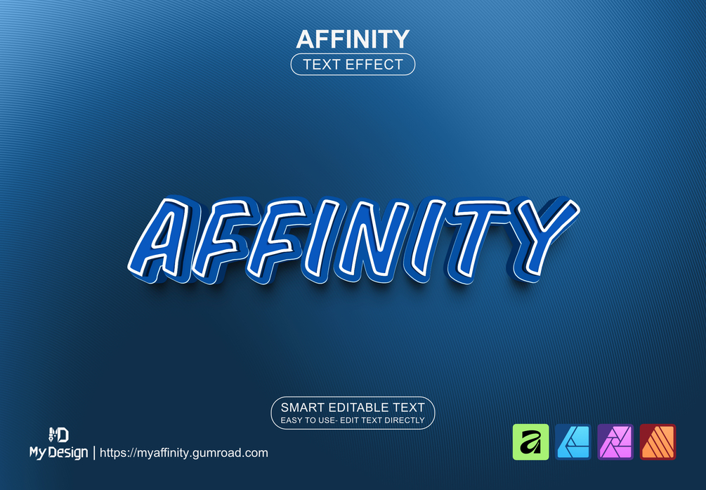 54-Affinity Text Effect