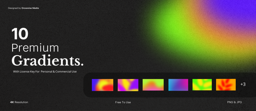 10 Premium 4K Gradient Pack Vol. 1